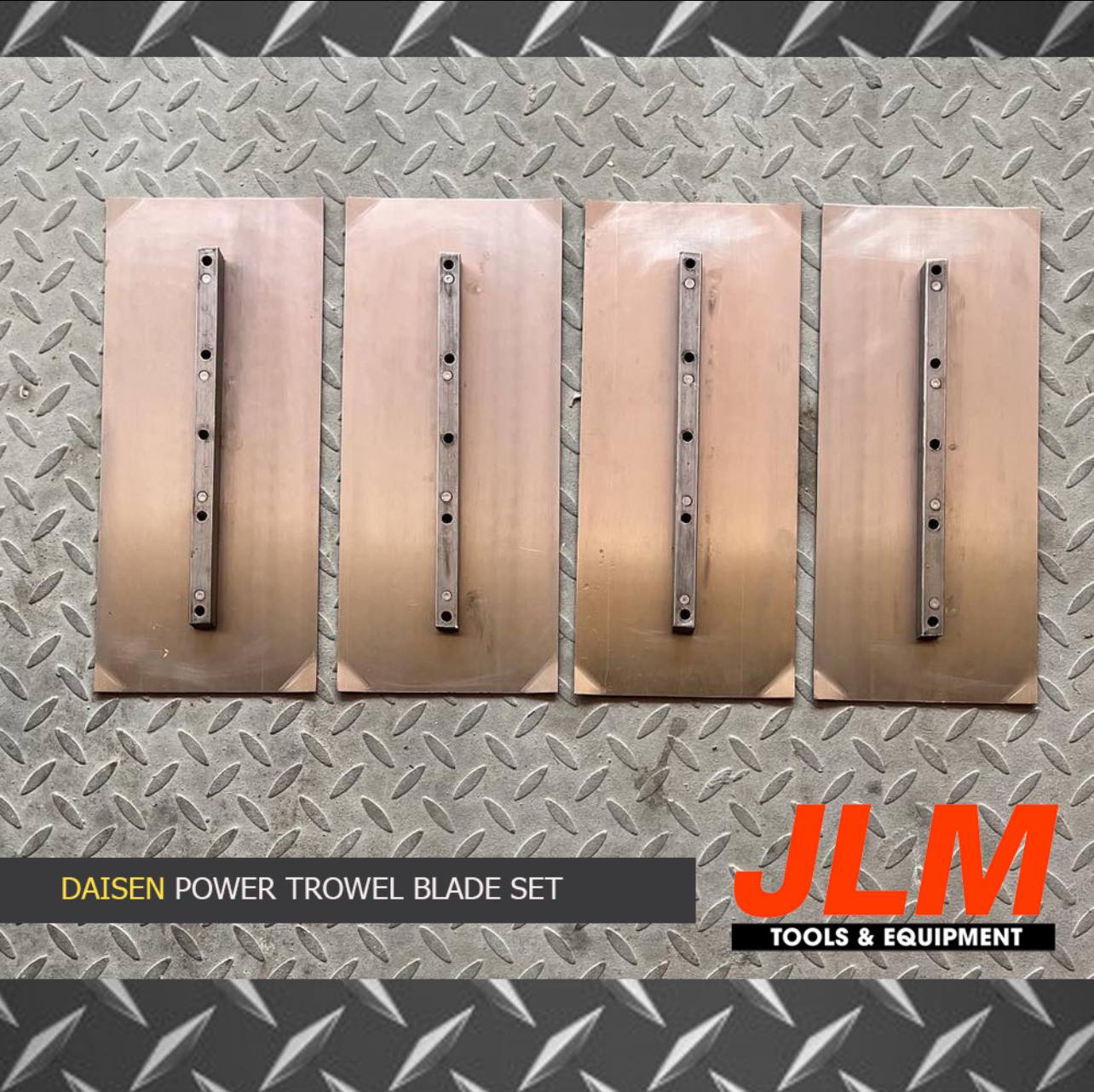 Daisen Power Trowel Blade Set (4 pieces per set) – JLM Tools & Equipment